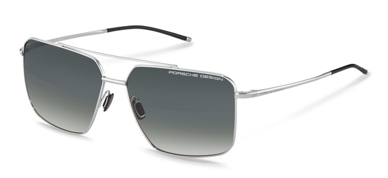 Lunettes de soleil fines et argentées - Porsche Design